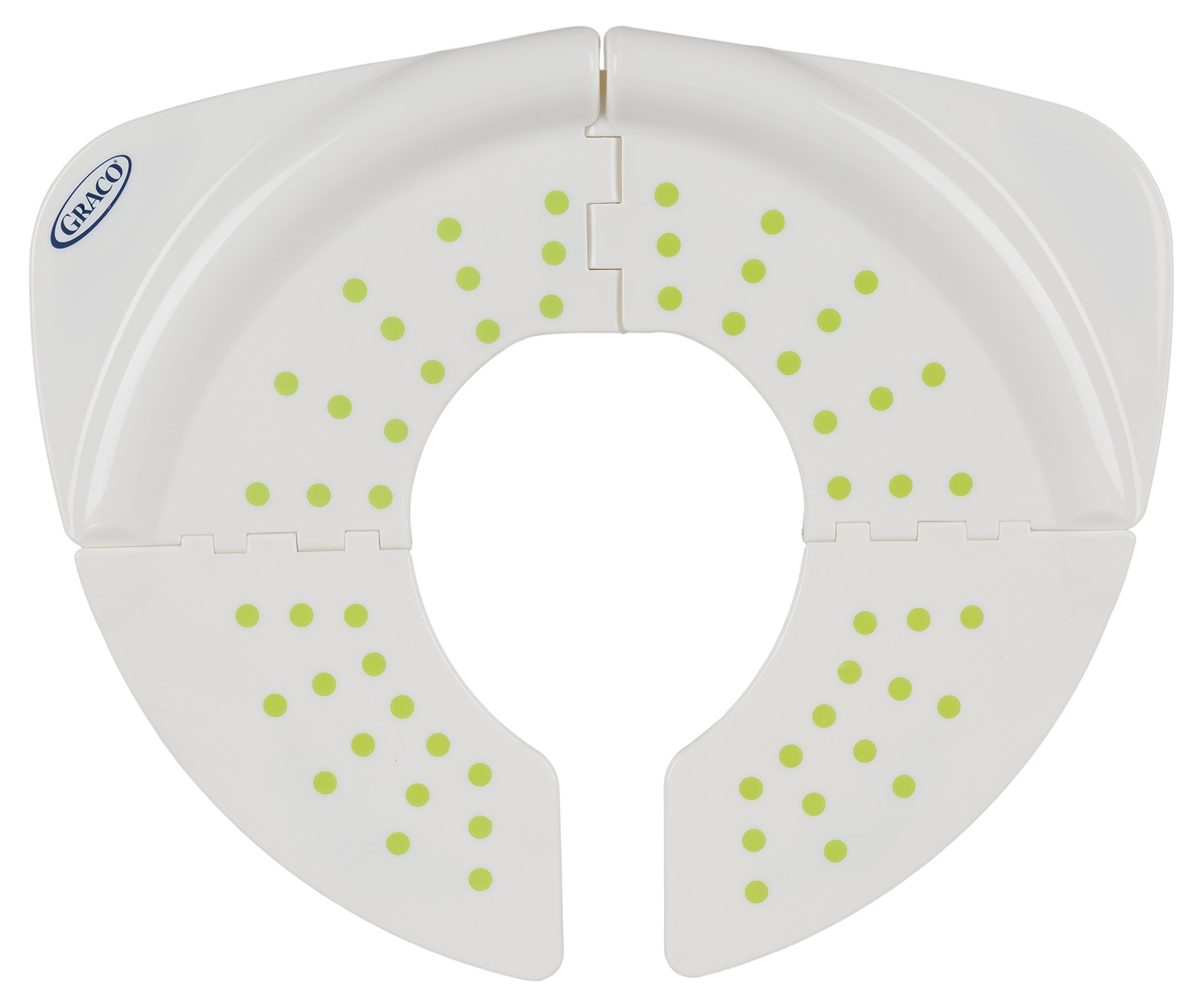 Graco Folding Travel Potty, White/Green