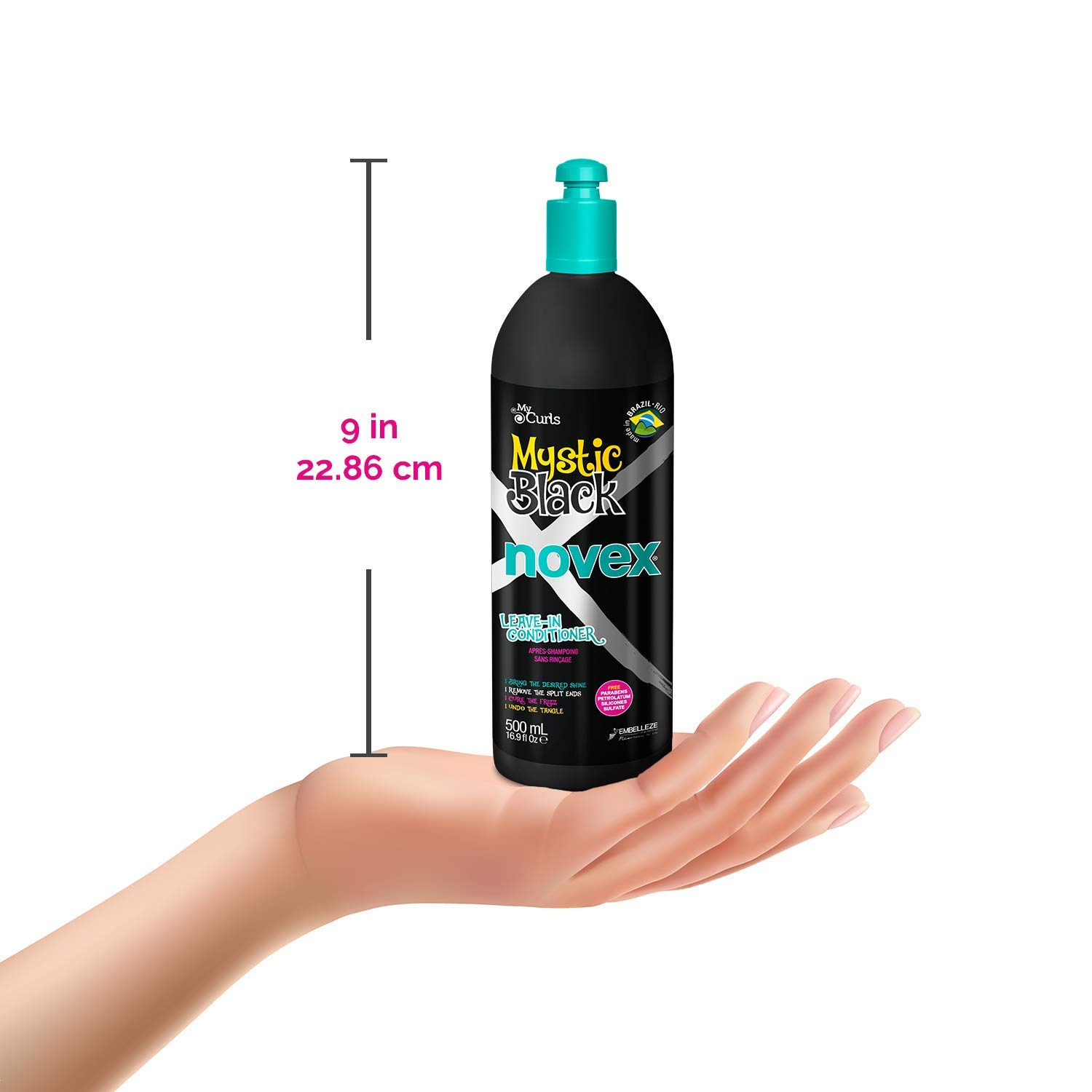 Novex Mystic Black Leave In Conditioner 16.9oz