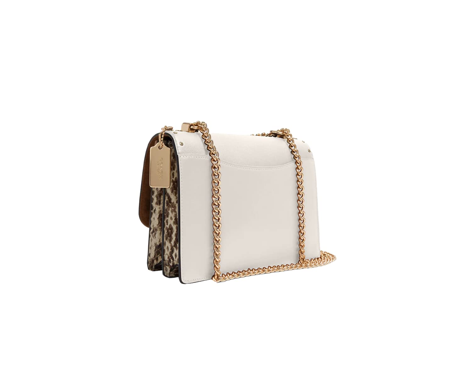 COACH Klare Crossbody In Signature Canvas With Rivets (IM/Light Khaki Multi)