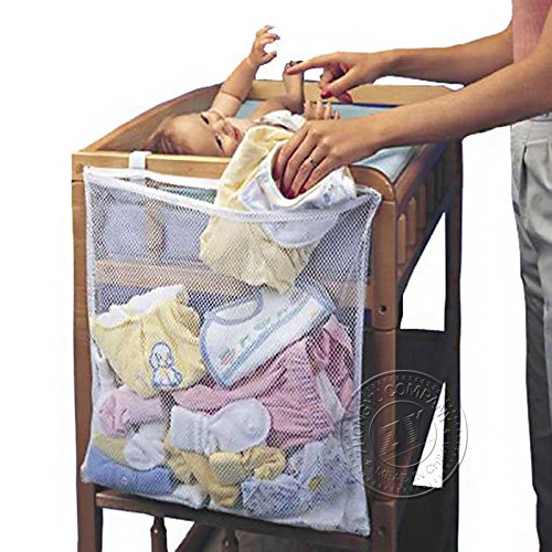 NPLE--Laundry Basket Practical Baby Crib Bed Clothing Storage Bag Daily Necessities