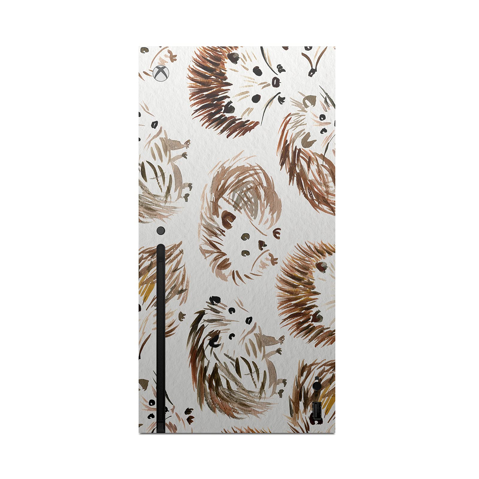 Head Case Designs Officially Licensed Cat Coquillette Hedgehogs Art Mix Vinyl Sticker Gaming Skin Case Cover Compatible with Xbox Series X Console