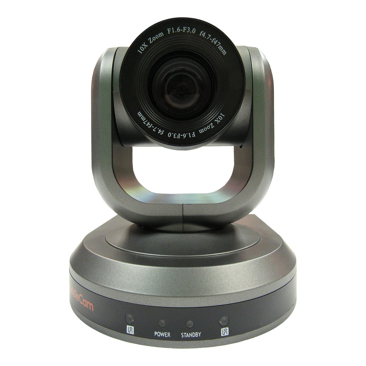 HuddleCamHD 10X-GY-G3 2.1 MP 1080p Indoor PTZ Camera, 10x Optical Zoom, 30 fps, Gray