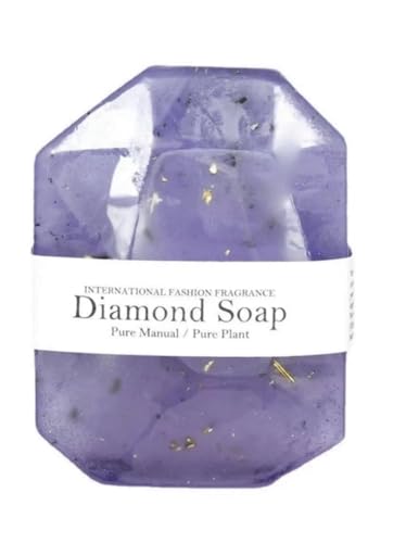 White Barn - Bath & Body Works- 3-Wick Scented Candle 14.5 OZ Burns 25-45 Hours with Diamond Soap Natural (Eucalyptus Rain)