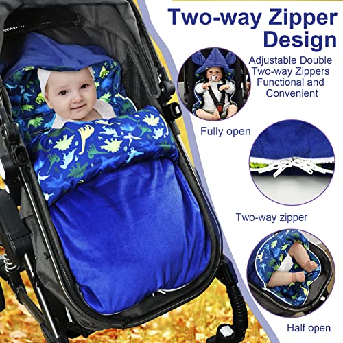 Baby Blanket for Kids Super Soft Minky Blanket with Dotted Backing and winter baby stroller bunting bag