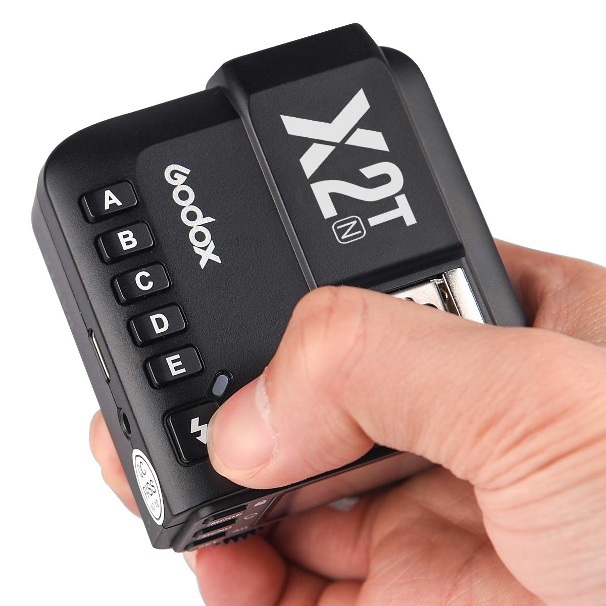 Godox TT600 HSS 1/8000S 2.4G Wireless GN60 Flash Speedlite Built in Godox X System Receiver with X2T-N Trigger Transmitter Compatible Nikon Camera