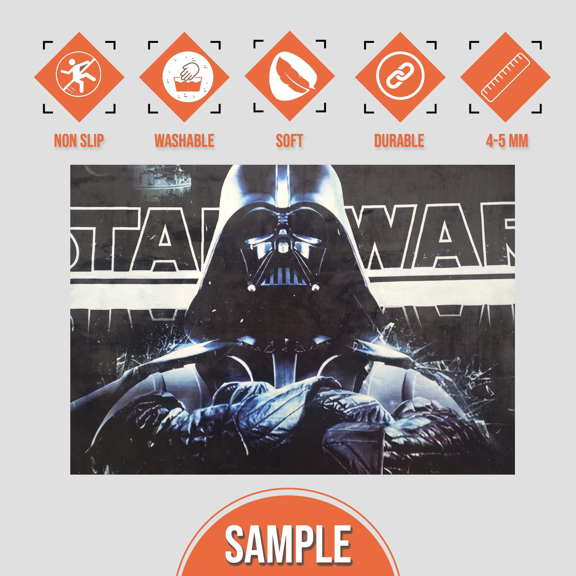 Starwars Rug, Starwars Area Rug, LG263 (63βx83β)=160x210cm