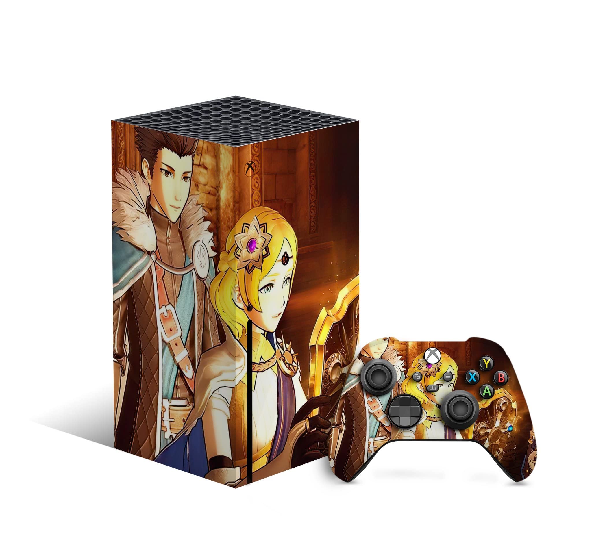 Alear Slayer Dragon Anime X-box-Series-X Console Controllers Skin Decals Stickers Wrap Vinyl for X-box-Series-X Console