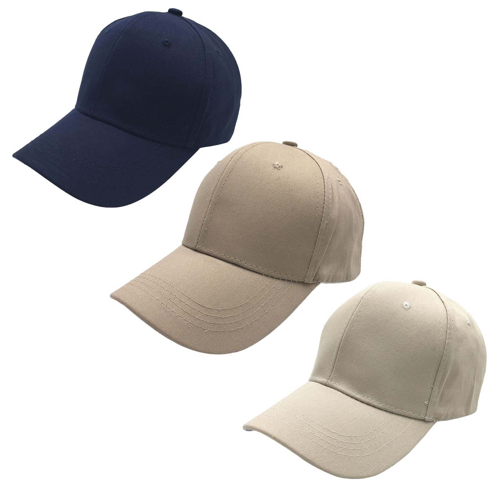 akayrun Men s Novelty Sun Cap with Wig Spiked Hairs Adjustable Visor Baseball Golf Hats Black Grey One Size