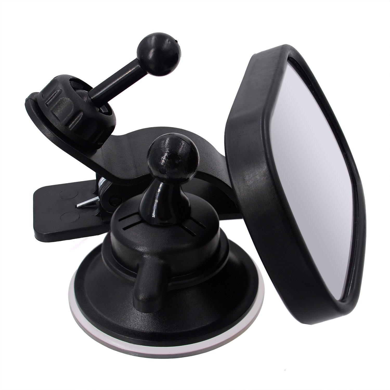 iSaddle Baby Car Seat Mirror - Baby Back Seat Front View Mirror - Adjustable Shatterproof In Car Safety Mirror