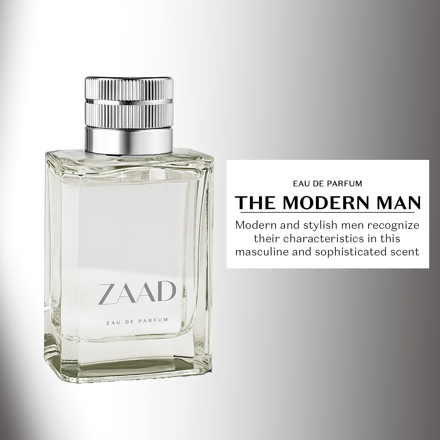 O BOTICARIO Zaad Eau de Parfum, Long Lasting Premium Cologne for Men, Fresh & Woody Men's Fragrance, 3.2 Ounce