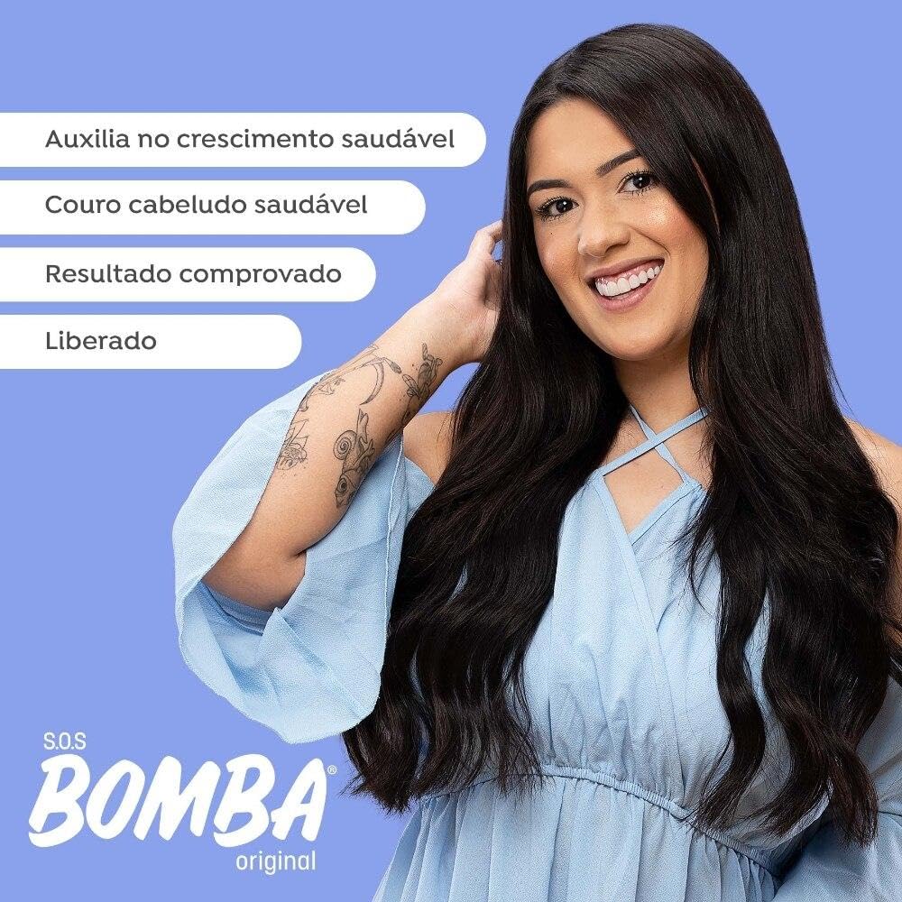 Salon Line - Linha SOS Bomba (Crescimento) - Tonico Fortalecedor 100 Ml - (SOS Bomb (Growth) - Strengthening Tonic 3.38 Fl Oz)