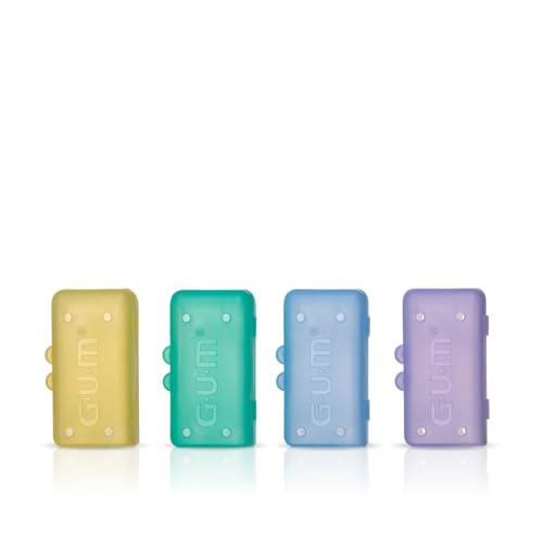 GUM Toothbrush Covers for Travel or Home (6 x 4 count) 24 Covers