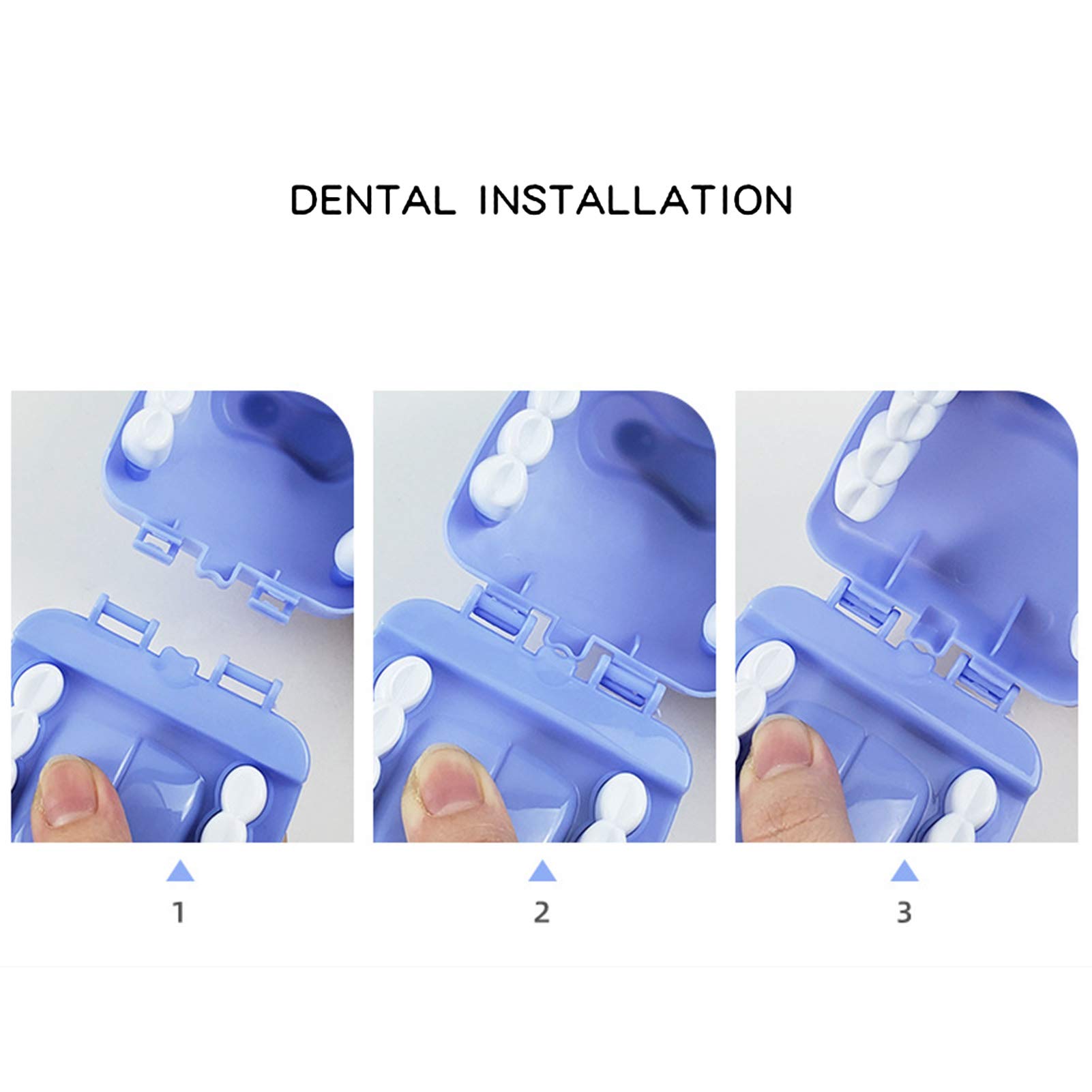 Doctor Kit for Kids, 9Pcs/Set Kids Educational Dental Scene Toys Preschool Teaching Brushing Game (Purple)