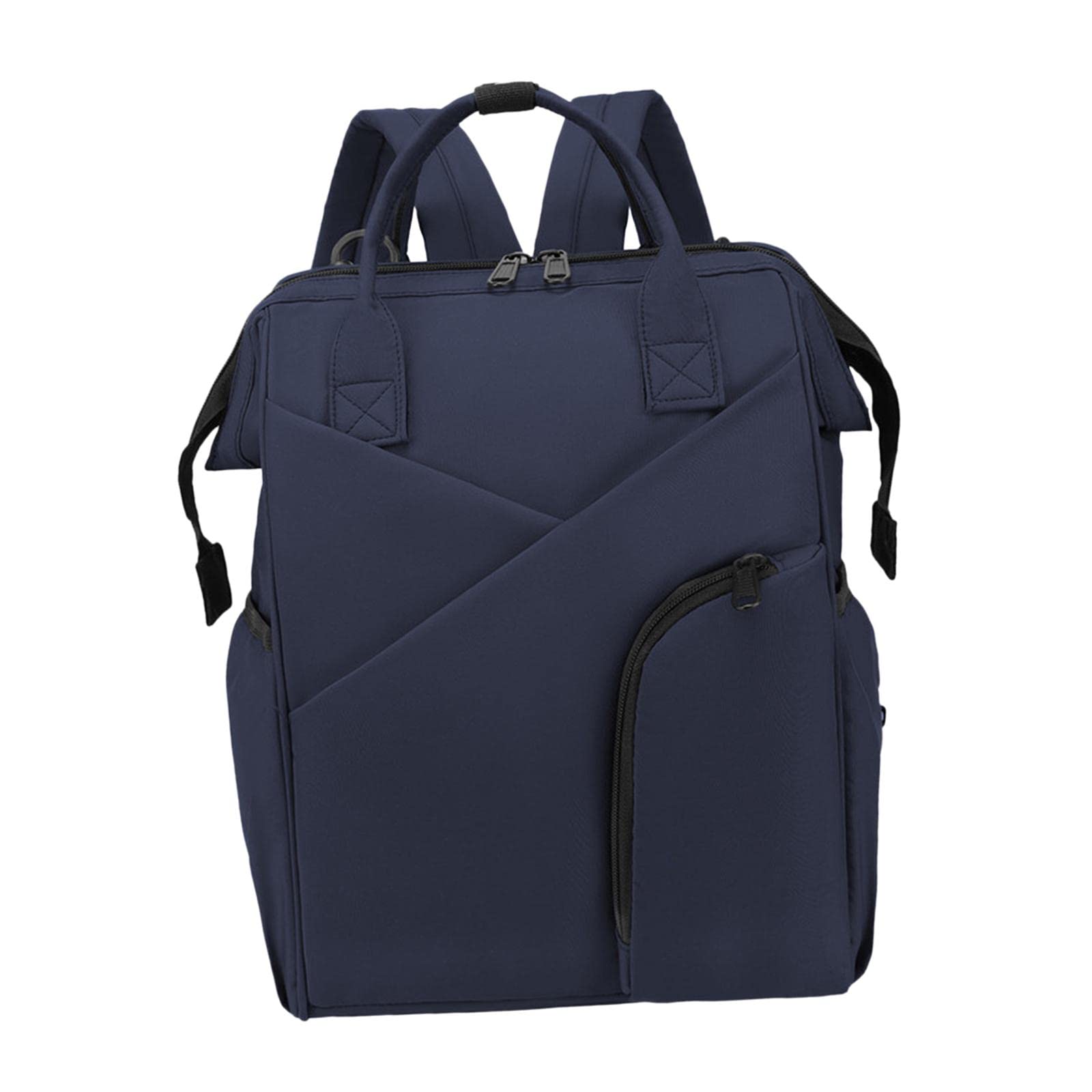 AMLESO Travel Diaper Bag Tote Shoulder Backpack Large Capacity Waterproof, blue