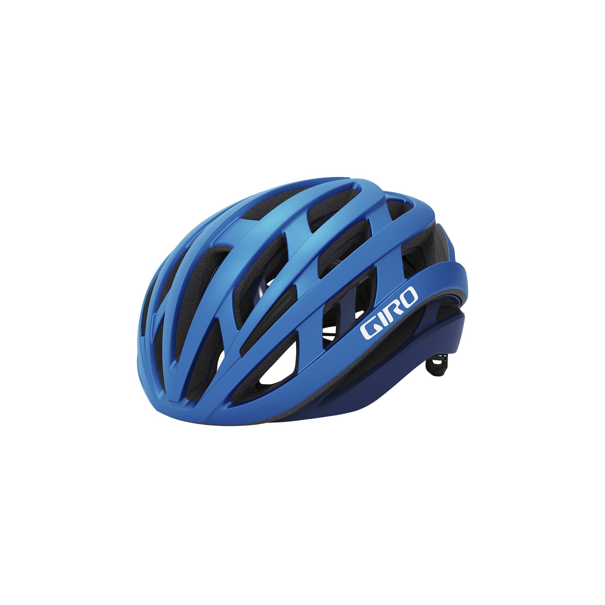Giro Helios Spherical Adult Road Cycling Helmet - Matte Ano Blue (2022), Medium
