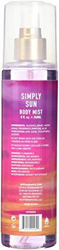 Ocean Pacific Simply Sun Body Mist for Her, 8 Fluid Ounce