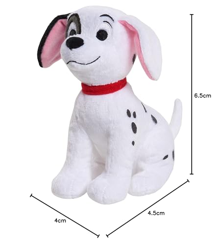 Disney Collectible 8-Inch Beanbag Plush, Patch, 101 Dalmations, Stuffed Animal Dog, Kids Toys for Ages 2 Up by Just Play