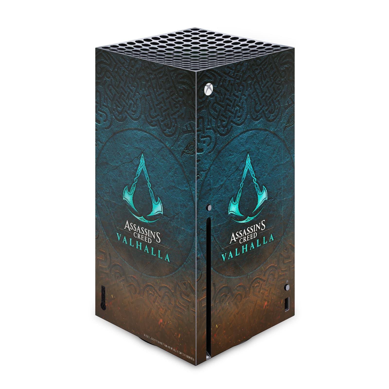 Head Case Designs Officially Licensed Assassin's Creed Logo Valhalla Key Art Matte Vinyl Sticker Gaming Skin Decal Cover Compatible With Xbox Series X Console