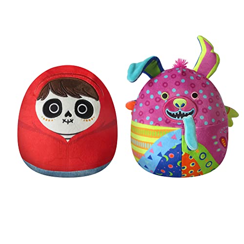 Squishmallows Original Disney Pixar 8-Inch 2-Pack Miguel and Dante Plush - Little Ultrasoft Official Jazwares Plush