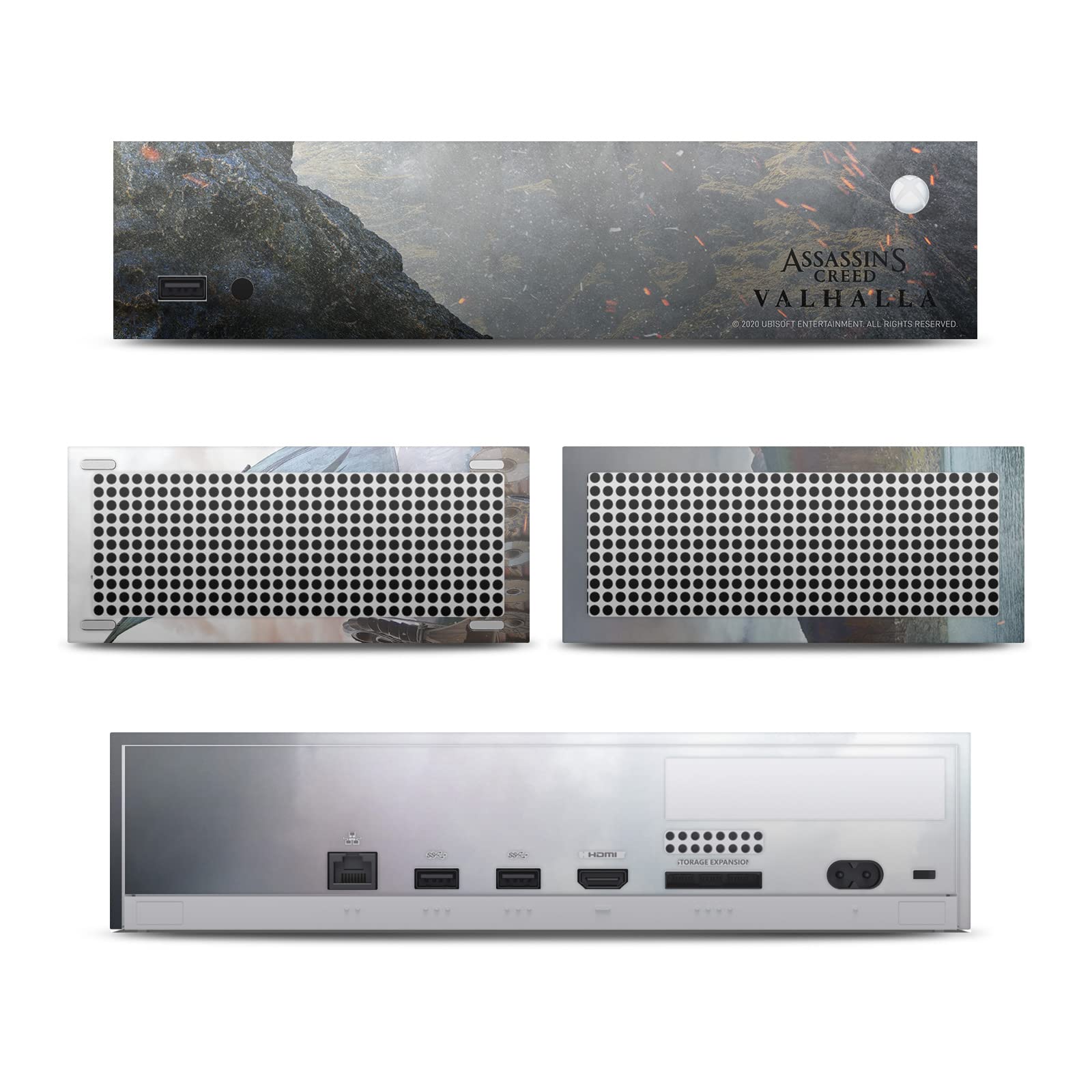 Head Case Designs Officially Licensed Assassin's Creed Male Eivor 2 Valhalla Key Art Vinyl Sticker Gaming Skin Decal Cover Compatible With Xbox Series S Console