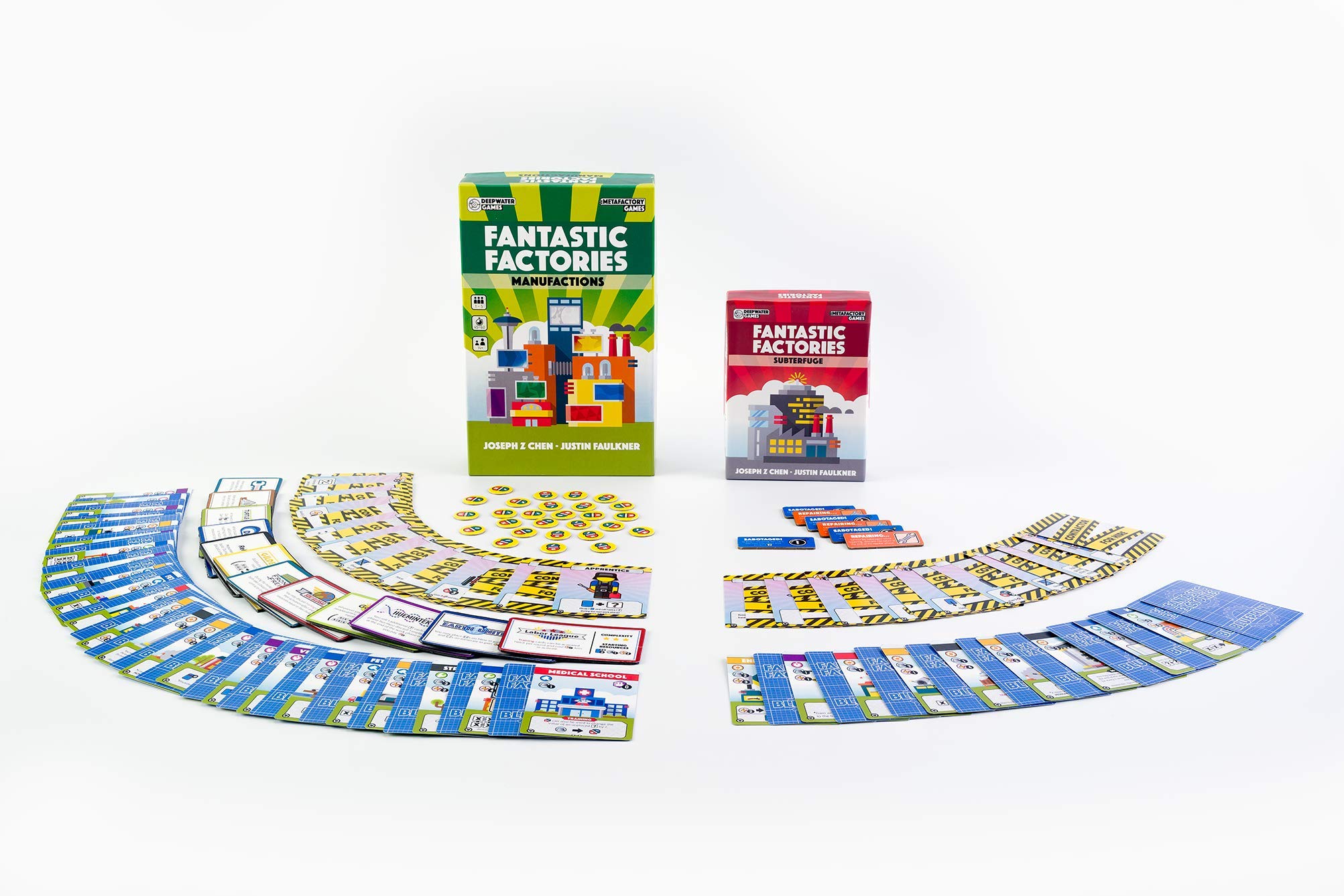 Greater Than Games Deepwater Games Fantastic Factories: Manufactions