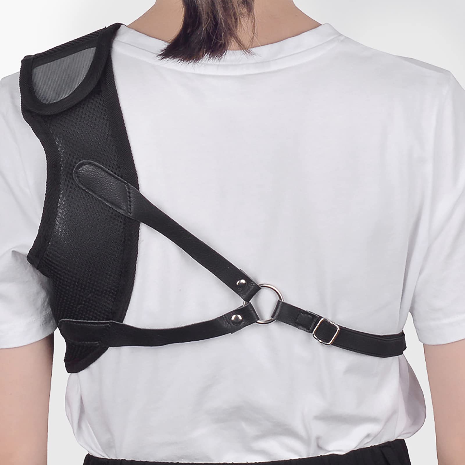 Archerest Archery Chest Guard, Adjustable Breast Protection for Youth, Teens Target Practice Shooting Hunting (Black)