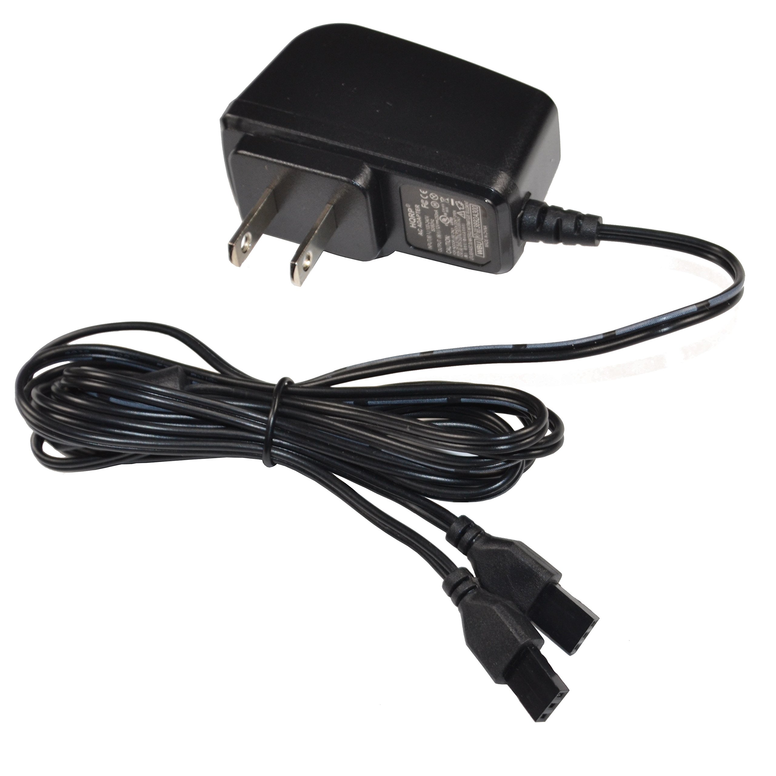 HQRP Battery Charger AC Adapter Compatible with SportDOG Wetland Hunter 400 SD-400CAMO Dog Training Collar Receiver Transmitter [UL Listed] + Euro Plug Adapter