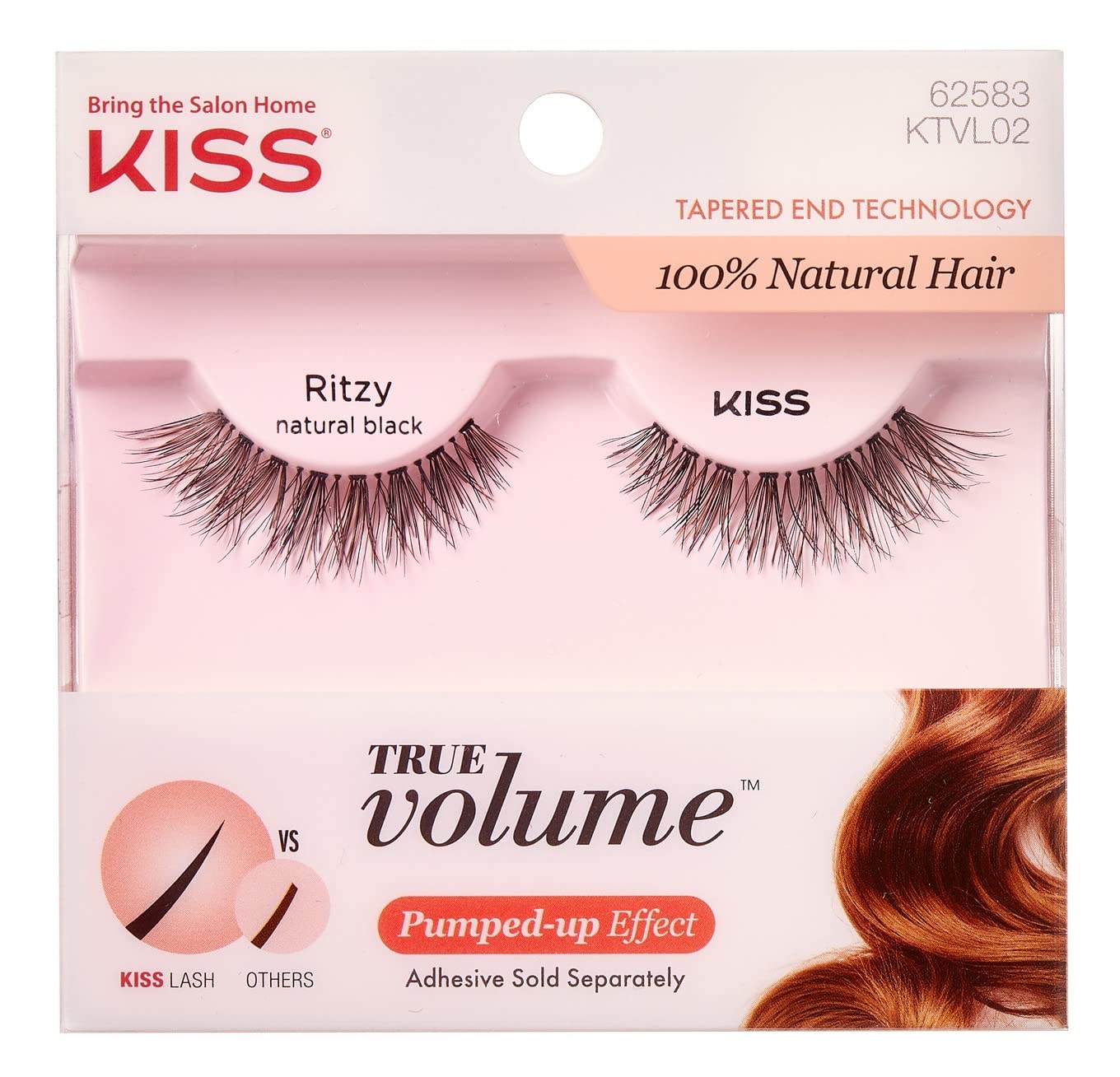 Kiss True Volume Lashes - Ritzy (Pack of 6)