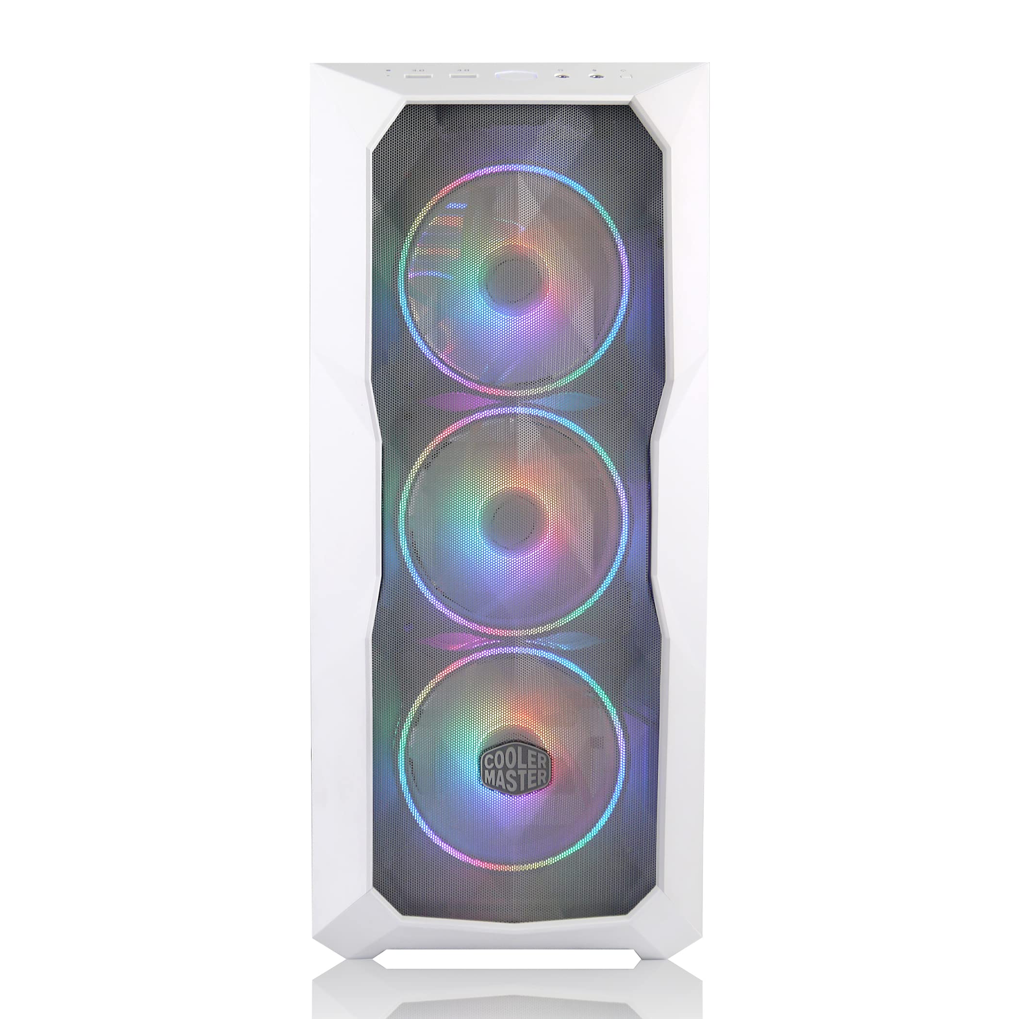 AVGPC Blizzard Series Gaming PC - Intel i7 11700K 8-Core 3.60 GHz, RTX 3070 8GB, 32GB 3600MHz DDR4, 1TB NVME M.2 SSD, 240mm Liquid Cooler, ARGB Fans, TD500 Mesh White Case, Windows 11