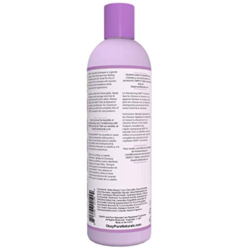 OKAY LAVENDER SHAMPOO 12oz / 355ml