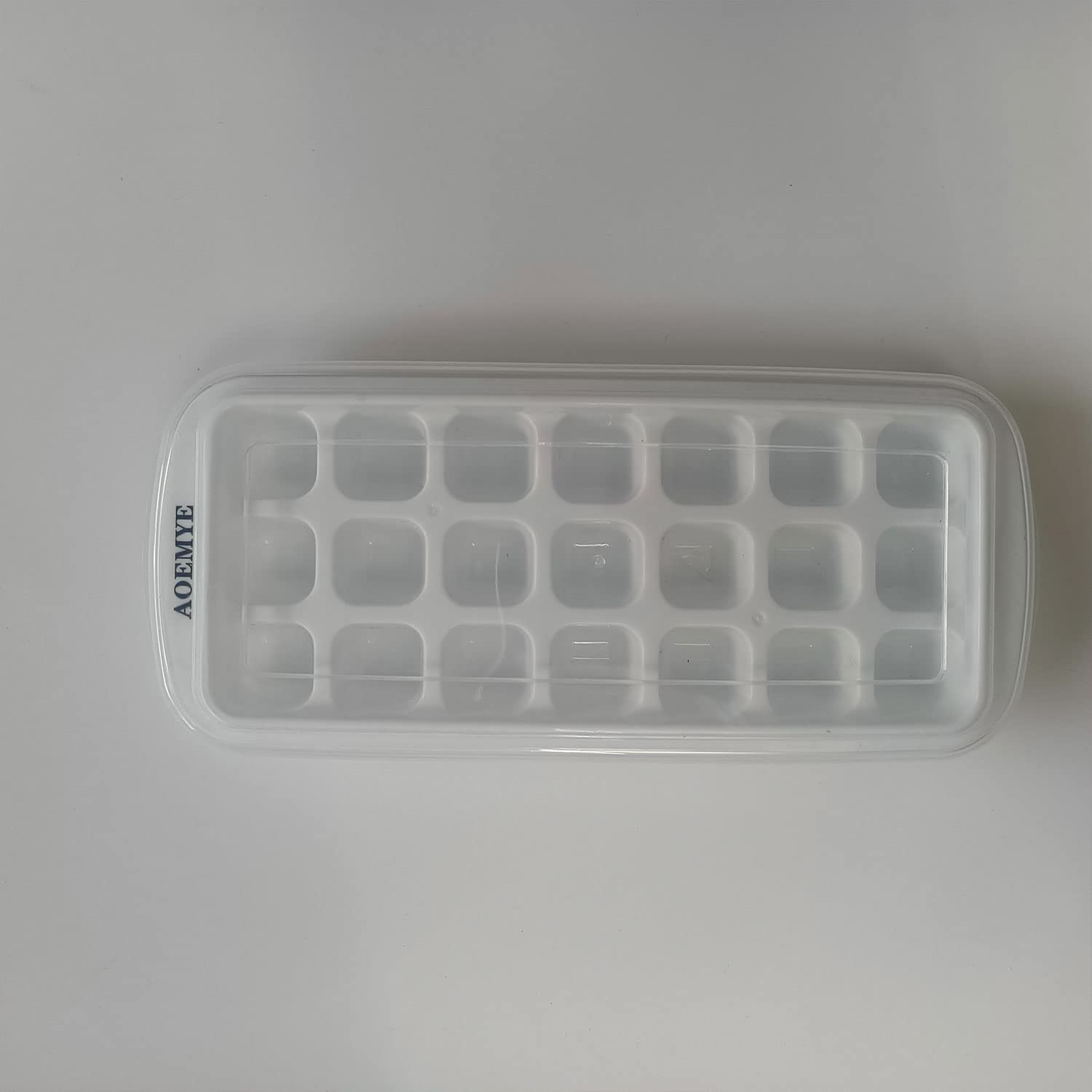 AOEMYE Ice cube molds for refrigerators,Ice Cube Trays with Lid,Easy-Release.