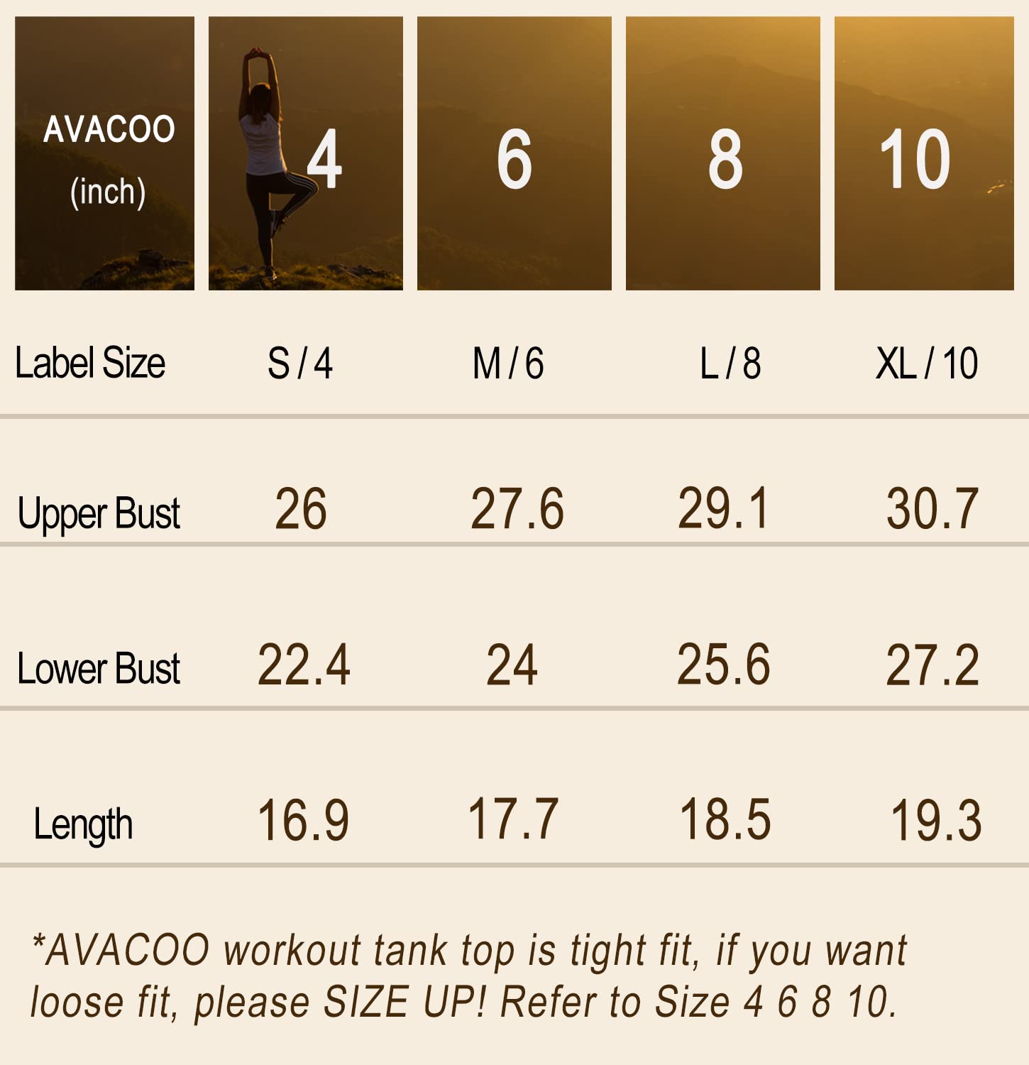 Avacoo Black Tank Tops with Built in Shelf Bra Athletic Tops for Women Black Tops Size 8