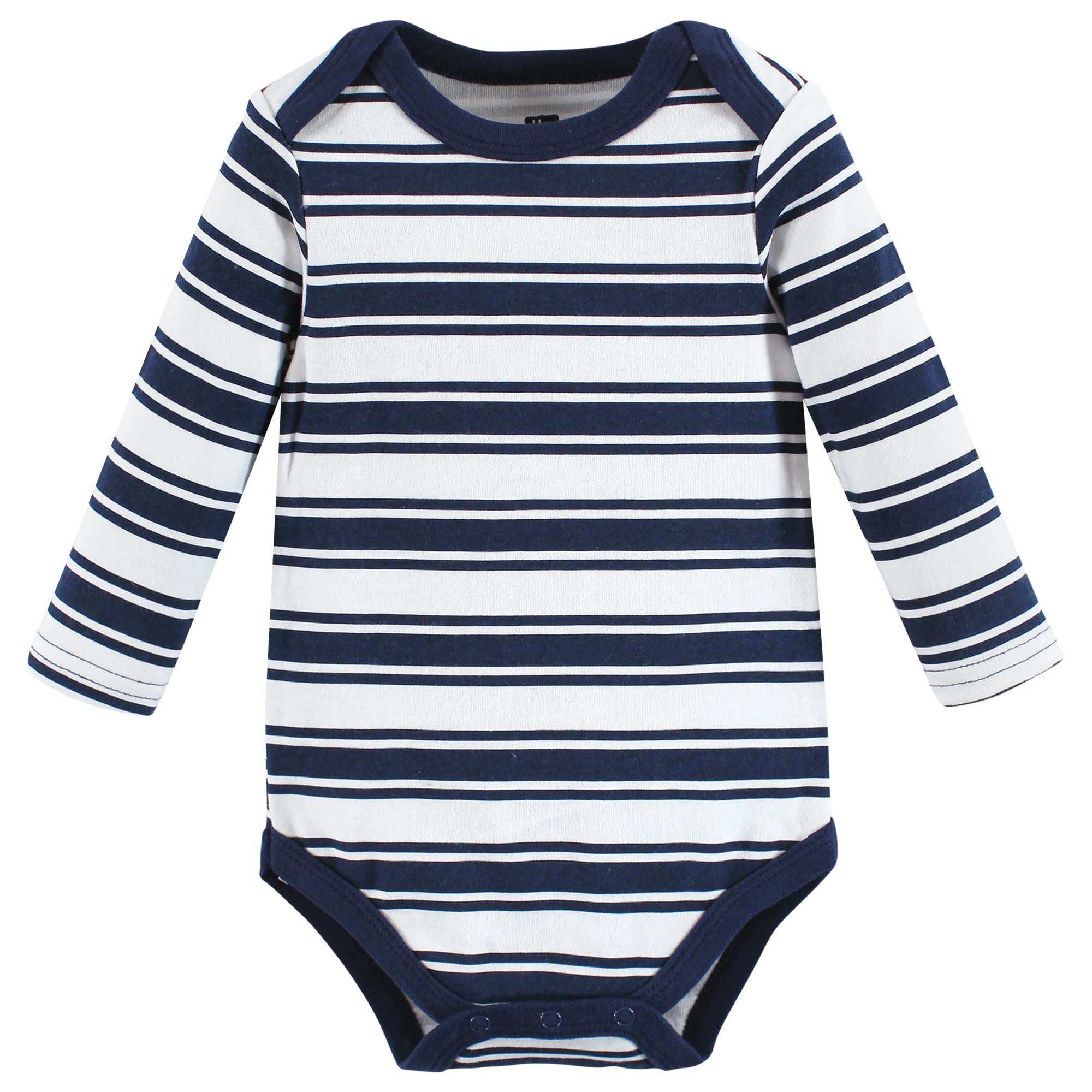 Hudson Baby Unisex Baby Cotton Long-Sleeve Bodysuits Mamas Boy, 3-6 Months