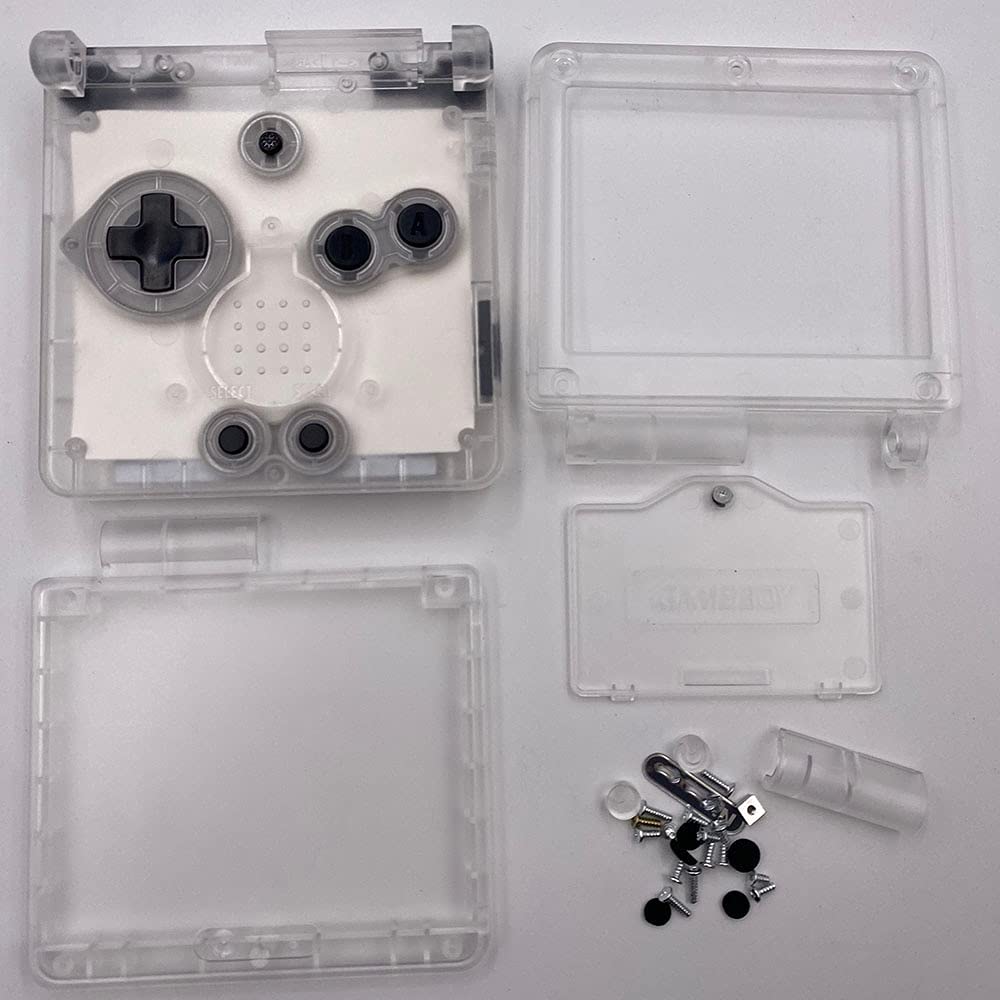 Cool Clear for GBA SP Replacement Housing Shell Cover for Game Boy Advance SP (Clear)