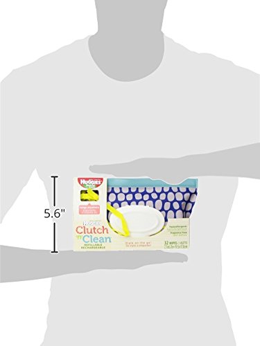 Huggies Natural Care Fragrance Free Baby Wipes, 6 Clutches, 32 Wipes per Clutch