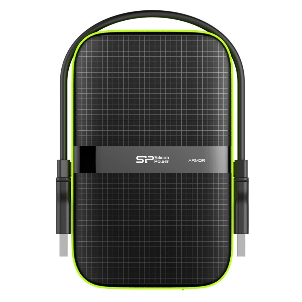 Silicon Power 4TB Rugged Armor A60 Military-grade Shockproof/Water-Resistant USB 3.0 2.5" External Hard Drive for PC, Mac, Xbox One, Xbox 360, PS4, PS4 Pro and PS4 Slim, Black