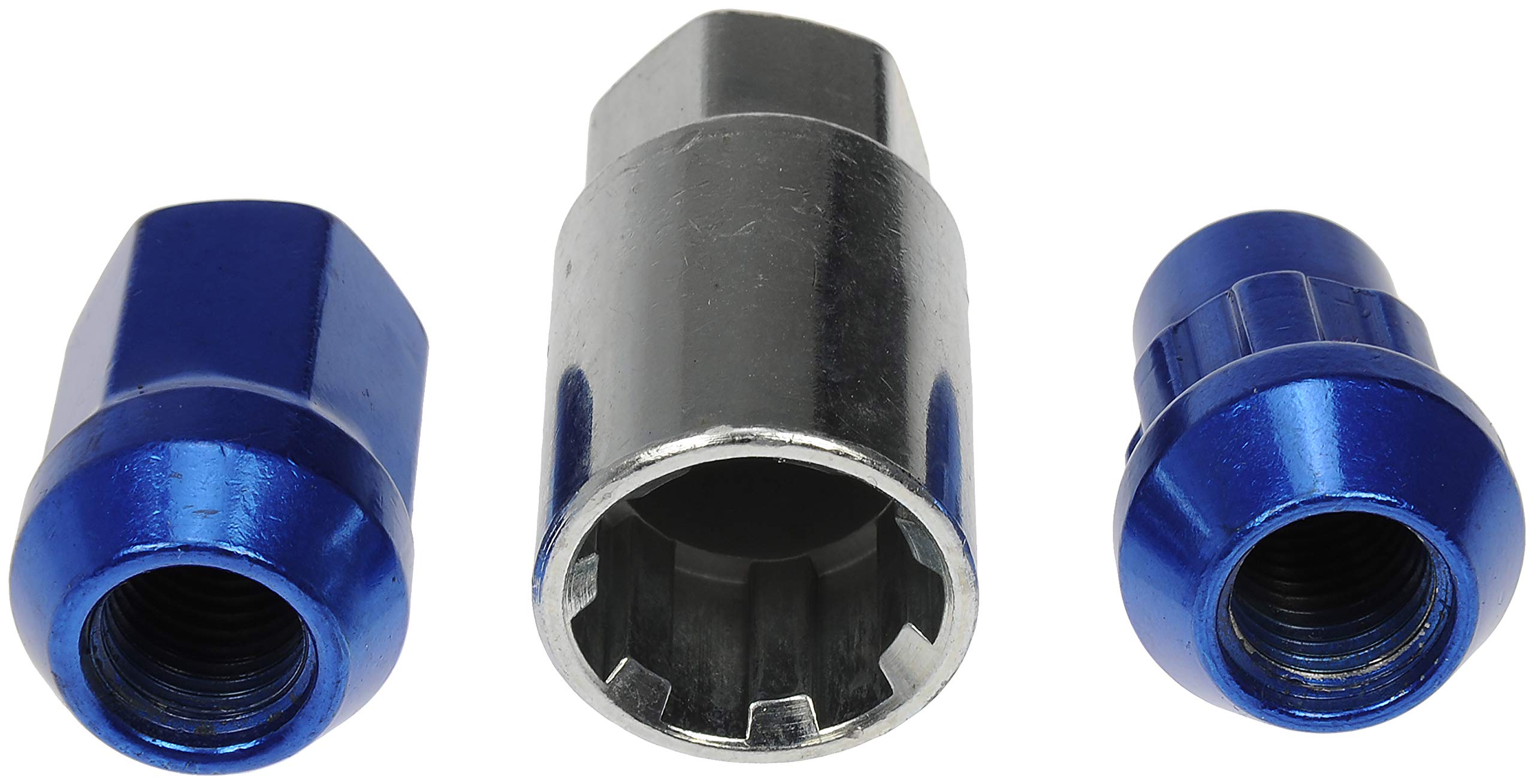 Dorman 713-375D Blue Acorn Wheel Nut Lock Set Compatible with Select Models, 20 Pack