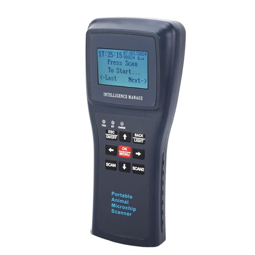 Animal Microchip Tag Scanner Advanced ID Reader Long Range Handheld Pet Chip ID Scanner for Animal Shelter (#1)