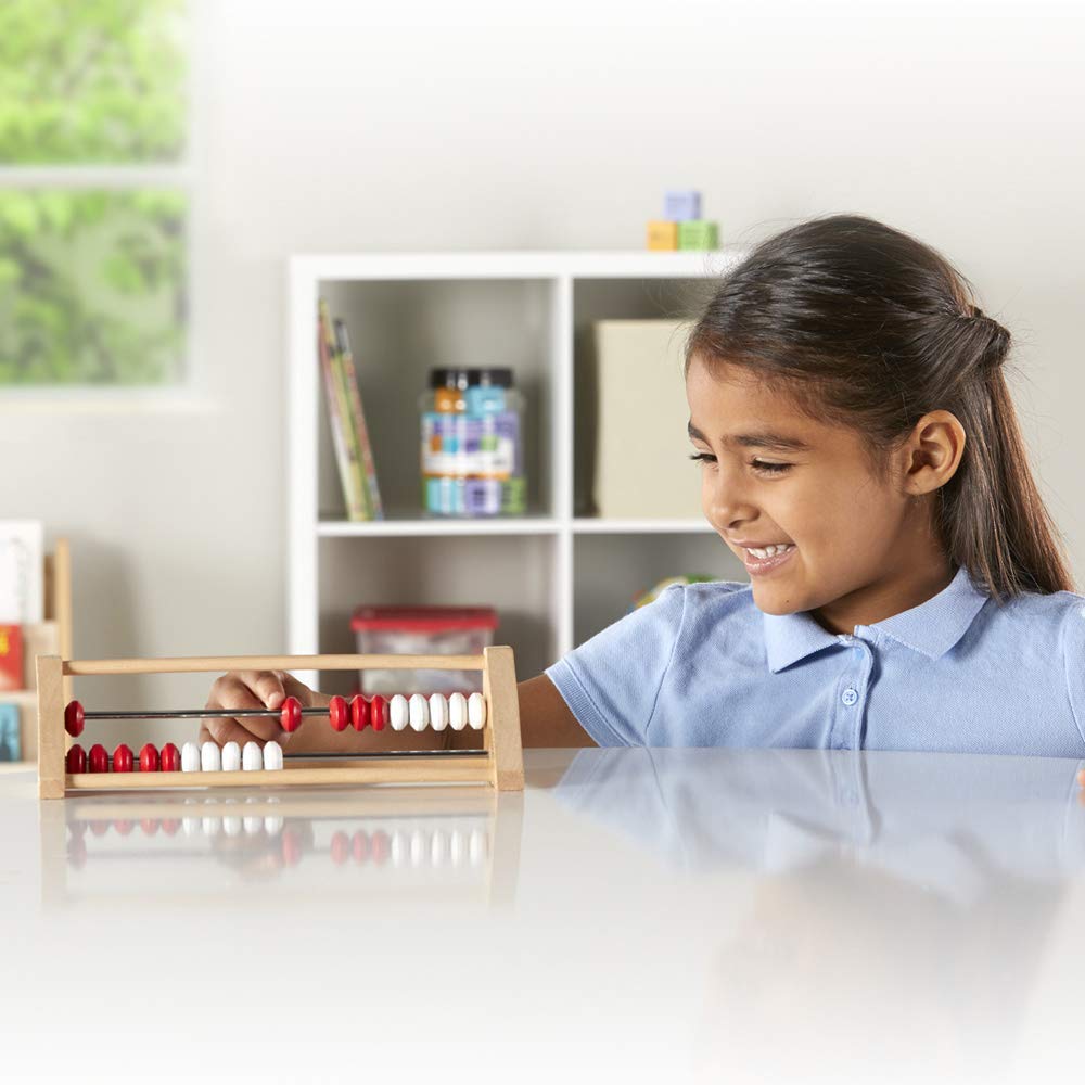 hand2mind 20 Bead Wooden Rekenrek Classroom Set, Abacus for Kids Math, Math Manipulatives Kindergarten, Counting Rack for Kids, Counters for Kids Math, Educational Toys for Elementary Kids (Set of 25)