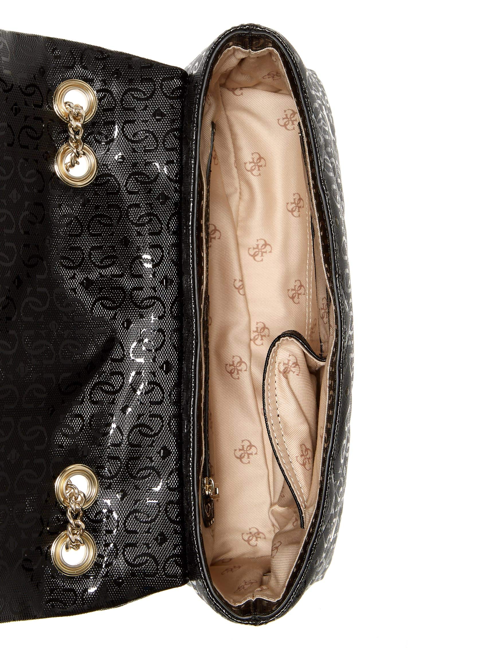 GUESS Dilla Convertible Crossbody Flap, Black