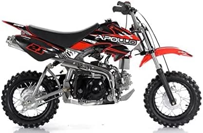 HHH Apollo AGB21C 70CC RFZ Dirt Bike Pitbike Gas Power Vitacci DB21 Fully Automtaic Beginner Dirtbike for Kid and Youth (RED)