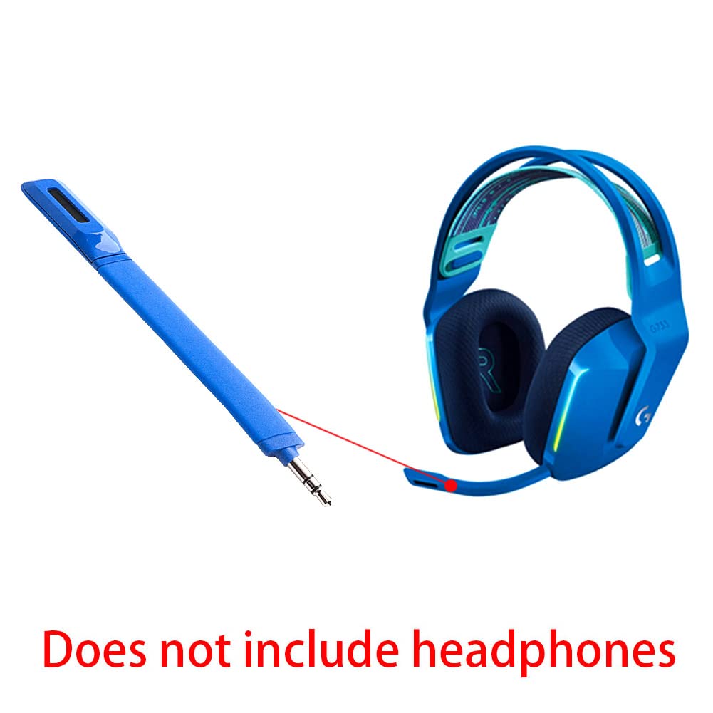 HUYUN Mic Replacement Crystal Sound Noise Isolation Microphone Compatible for Logit G733 Lightspeed RGB Gaming Headset (Black)