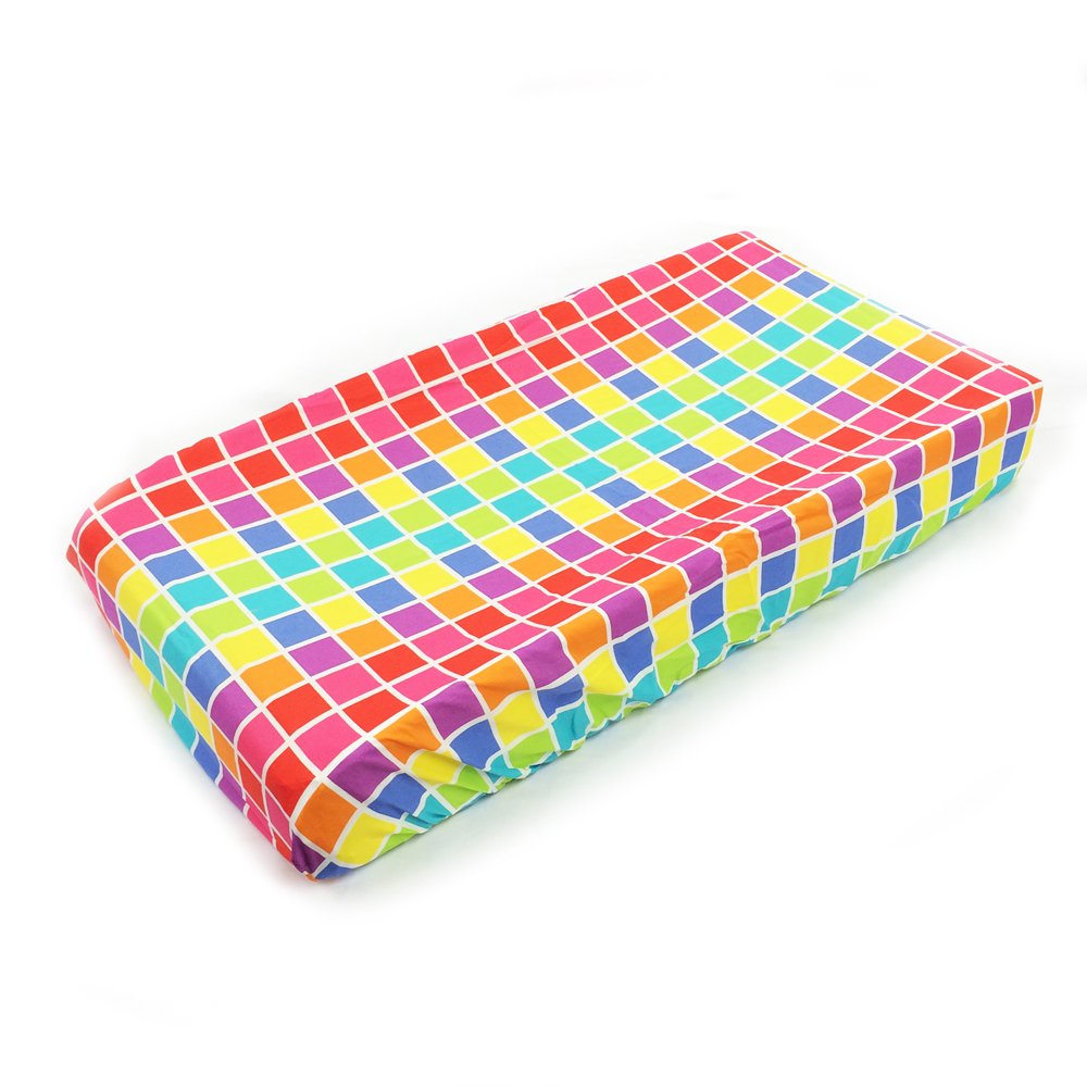One Grace Place Terrific Tie Dye Changing Pad Cover Squares