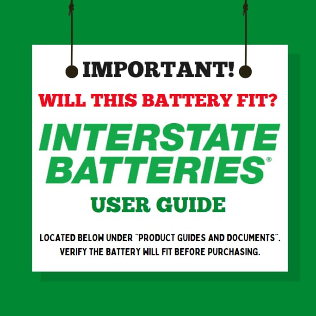 Interstate Batteries 12V 26Ah Battery (Nut & Bolt Terminal) SLA AGM VRLA Rechargeable Replacement for UPS Backup Power, Lawn & Garden, Solar (SLA1146)