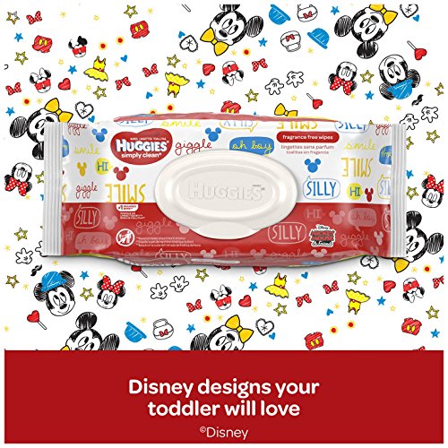 HUGGIES Simply Clean Fragrance Free Baby Wipes, 11 Soft Pack (792 Count Total), Alcohol and Paraben Free