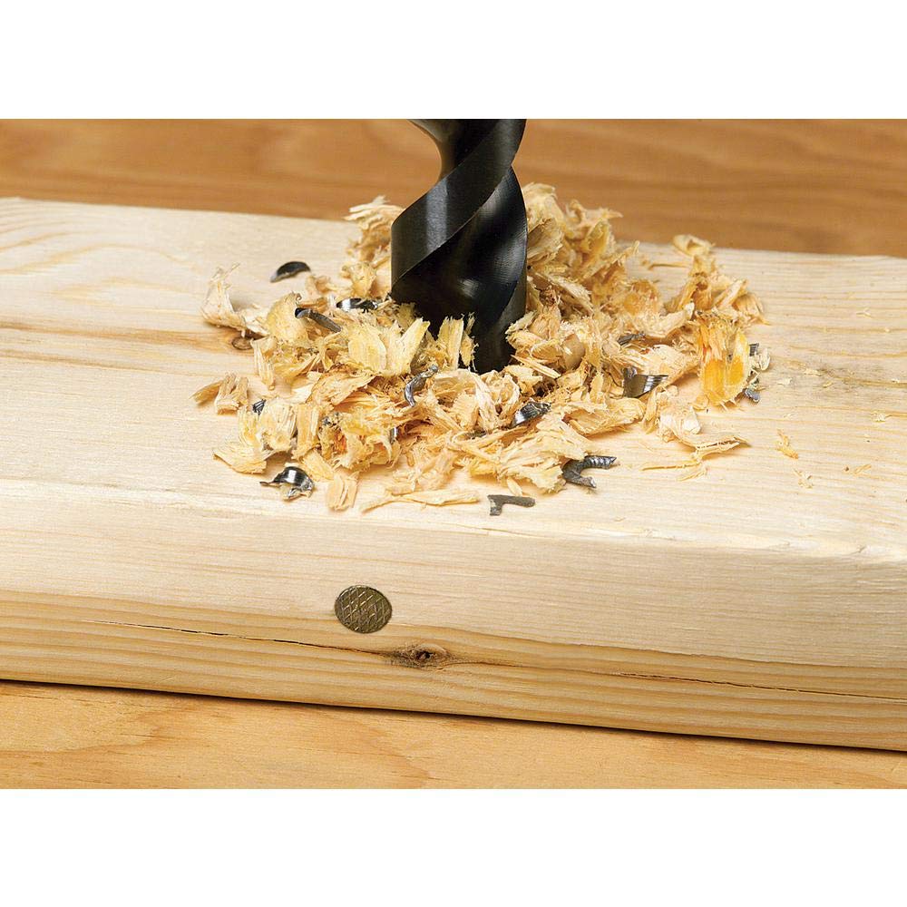 IDEAL Electrical 35-812 Nailbiter™ 7-1/2 in. Ship Auger – 3/4 in. Drill Bit w/ Dual-Helix Head, 60 deg. Angled Design