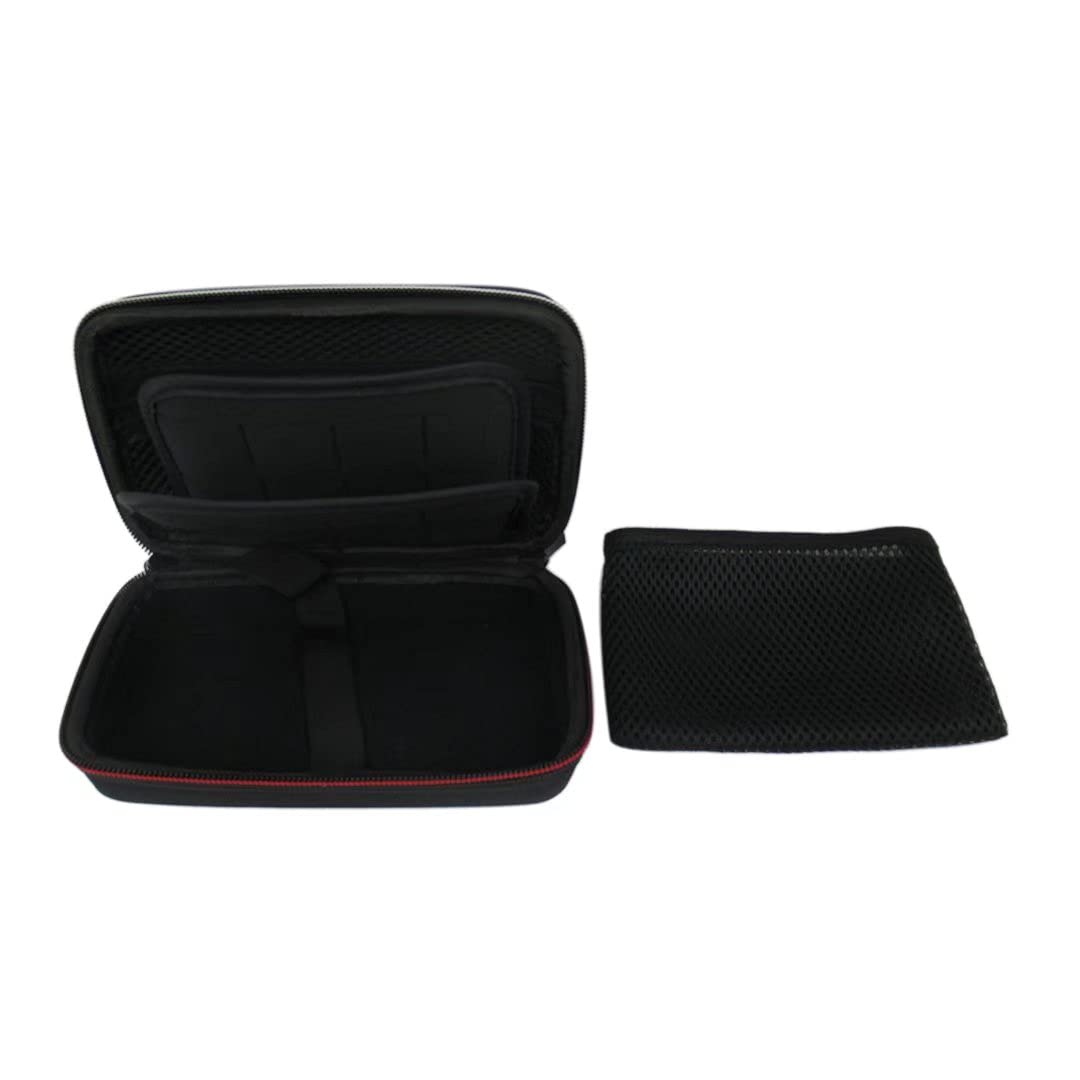GRABOTE Black For Nintendo 2DS XL, 3DS,3DS XL Large Carry Travel Bag Case, 16 Game Card Holder