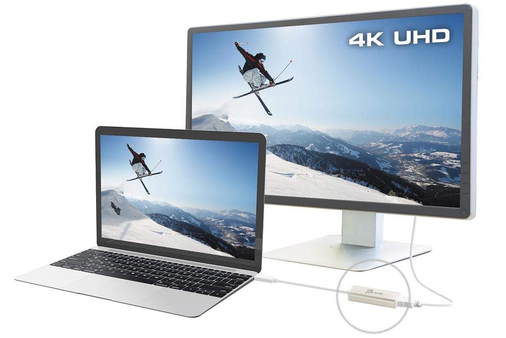 j5create USB Type-C to 4K HDMI Adapter JCA153 / 4K @60 Hz/for MacBook, Chromebook, Type C Laptops