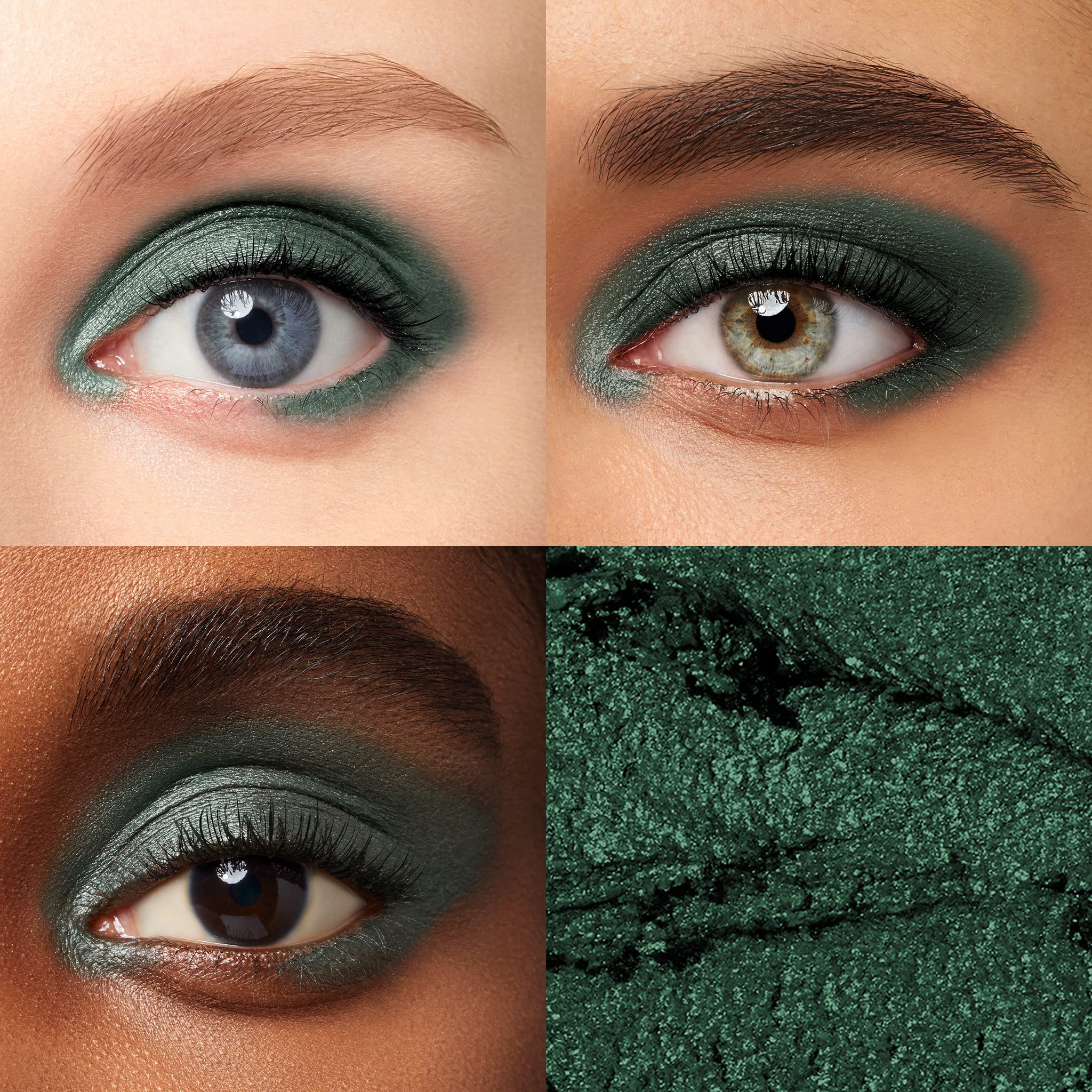 Julep Eyeshadow 101 Crème-to-Powder Waterproof Eyeshadow Stick – Evergreen Shimmer – Long-Lasting, Crease-Proof, Deep Green Shimmer Cream Eyeshadow with Built-in Smudger