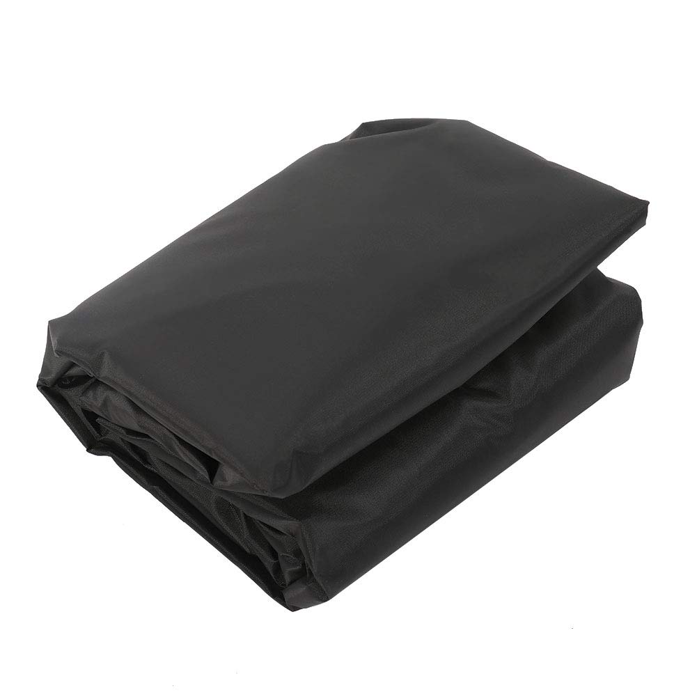 Tnfeeon Outdoor Swing Canopy Replacement Porch Top Cover for Patio Yard Seat Swing Glider Protector for Garden Poolside Balcony Backyard 74.80 X 51.97 X 5.91 Inch (Only Cover)(Black)